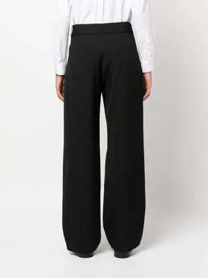 Studio Nicholson Wool Blend Wide-leg Trousers