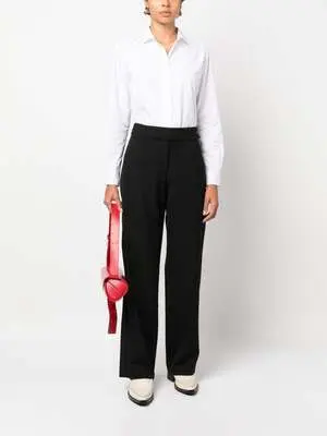 Studio Nicholson Wool Blend Wide-leg Trousers