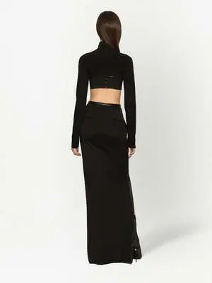 Dolce & Gabbana Cropped High-neck Top