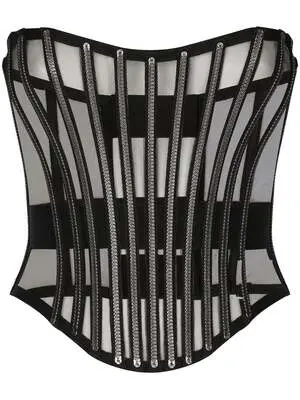 Dolce & Gabbana Boned Bodice Belt - Black