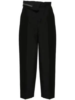 Fendi Wool Trousers - Black