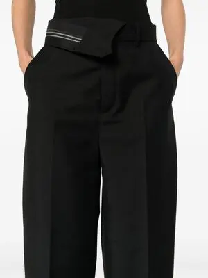 Fendi Wool Trousers - Black