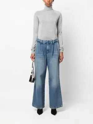 ARMARIUM Mid-rise Wide-leg Jeans - Denim