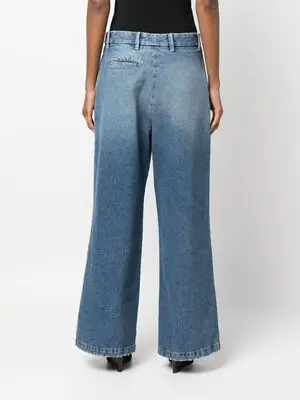 ARMARIUM Mid-rise Wide-leg Jeans - Denim