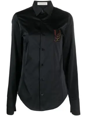 LUDOVIC DE SAINT SERNIN Logo Denim Shirt