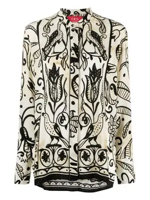 F.r.s For Restless Sleepers Floral Shirts For Women