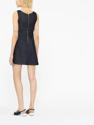 Emporio Armani Square-neck Mini Dress