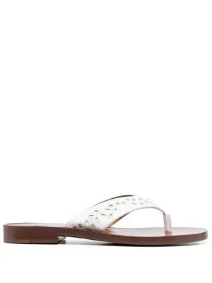 CHLOE X ERES Chloé X Eres Paz Leather Thong Sandals