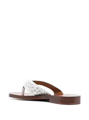 CHLOE X ERES Chloé X Eres Paz Leather Thong Sandals