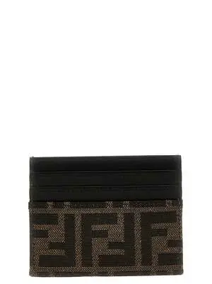 Fendi Ff' Card Holder - Brown
