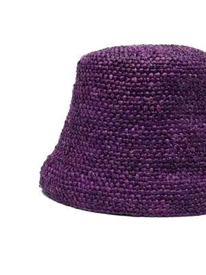 Jacquemus Le Bob Ficiu Bucket Hat - Purple