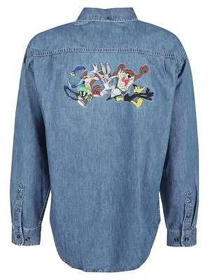 IUTER Looney Tunes Denim Shirt