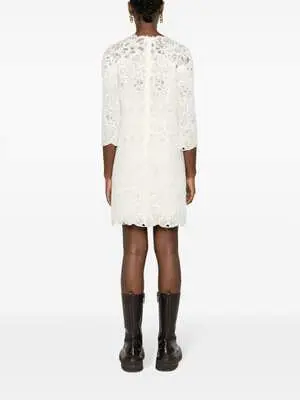 Ermanno Scervino Guipure Lace Mini Dress