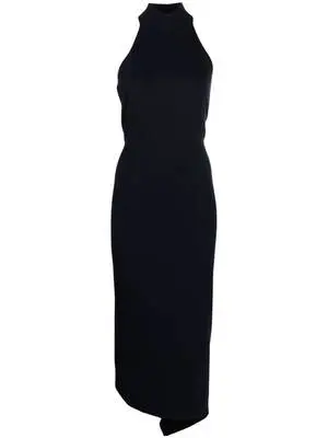 Fendi Ribbed-knit Wool Midi Dress
