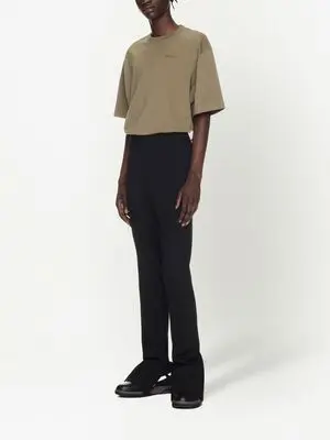 Off-White Wool Skinny Trousers