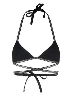 Heron Preston Glitter Bikini Top - Black
