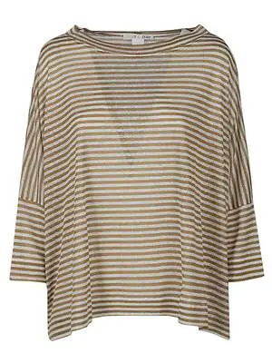 SHIRT C-ZERO Linen Striped Sweater