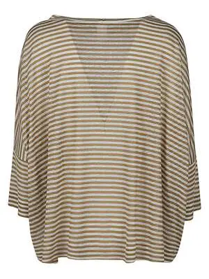 SHIRT C-ZERO Linen Striped Sweater
