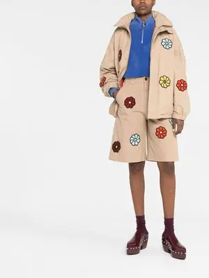 MONCLER CAPSULE Patched Cotton Shorts