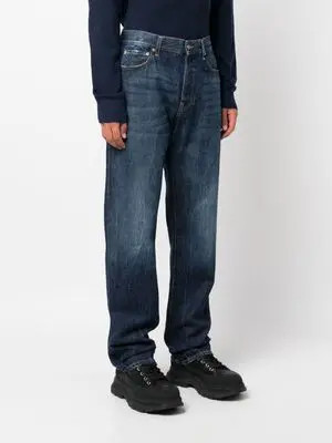 DEPARTMENT5 Straight-leg Stonewashed Jeans