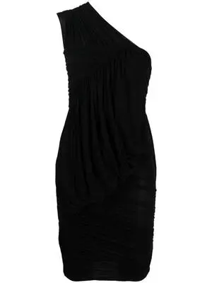 Rick Owens One-shoulder Draped Dress