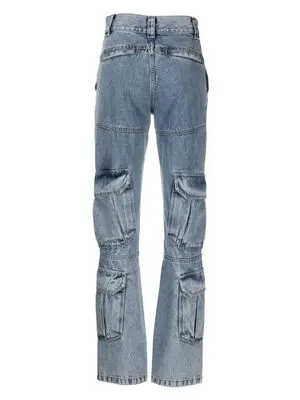Givenchy Cargo Denim Jeans - Clear Blue