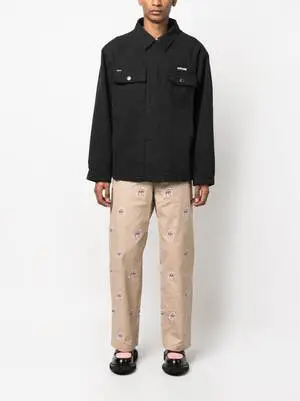 Junya Watanabe Graphic-print Cotton Trousers