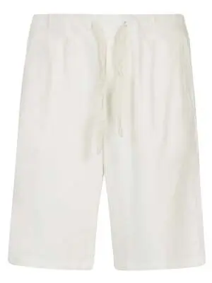 ORIGINAL VINTAGE Linen Blend Cotton Shorts - White