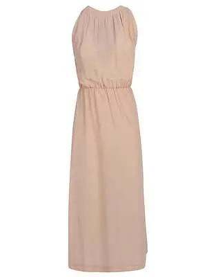 CRIDA MILANO Silk Midi Dress - Pink