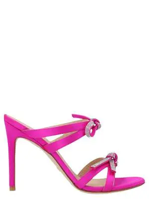 STUART WEITZMAN Sw Bow' Mules - Fuchsia