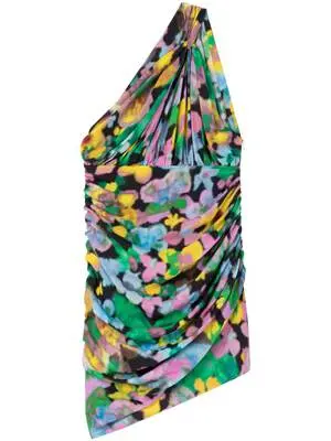 AZ FACTORY WITH LUTZ HUELLE Ava Floral-print Mini Dress - Multicolour