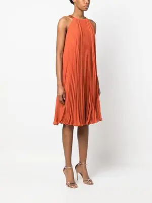 Max Mara Pleated Midi Dress
