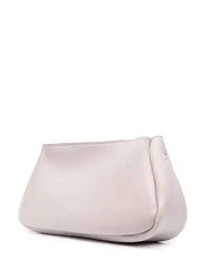 Chloé Marcie Leather Clutch - Grey