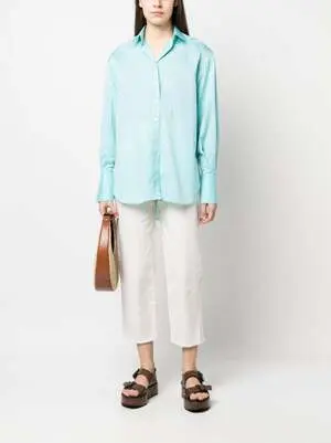 FINAMORE 1925 Cotton Shirt - Green