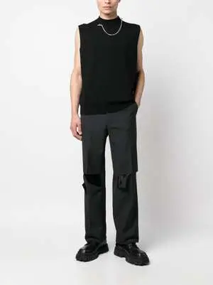 Givenchy Ripped Wide Leg Trousers