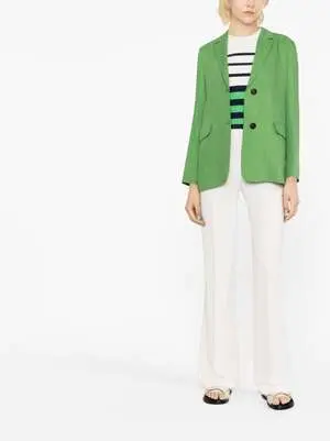 Max Mara Single Breasted Linen Blazer