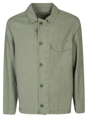 ORIGINAL VINTAGE Cotton Blend Hemp Shirt Jacket
