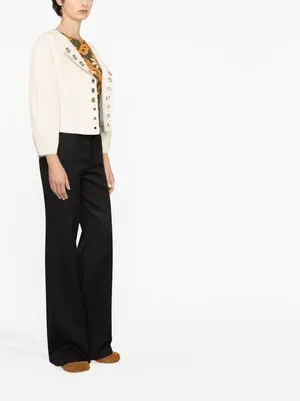 Chloé Flared Trousers - Black