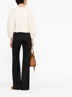 Chloé Flared Trousers - Black