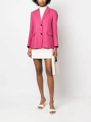 Max Mara Single-breasted Linen Blazer