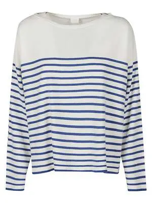CT PLAGE Striped Cotton Blend Pullover