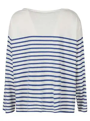 CT PLAGE Striped Cotton Blend Pullover