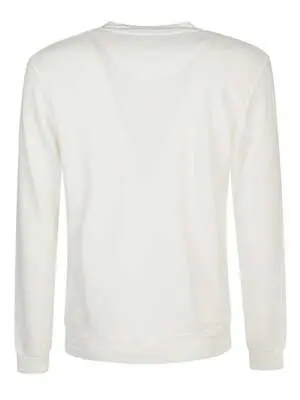 ORIGINAL VINTAGE Cotton Blend Linen Sweatshirt - White