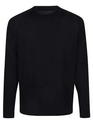 ORIGINAL VINTAGE Cotton Blend Silk Sweater - Blue