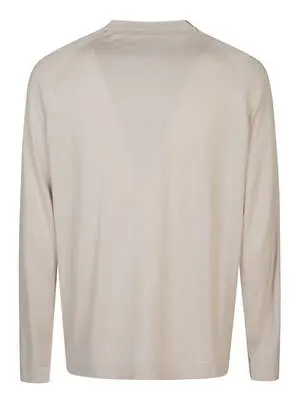 ORIGINAL VINTAGE Cotton Blend Silk Sweater - Grey
