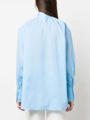 FINAMORE 1925 Cotton Shirt - Clear Blue