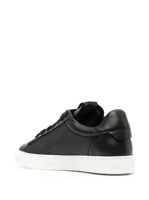 E 'CLAT Emporio Armani Logo Leather Sneakers