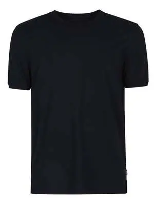 ORIGINAL VINTAGE Cotton Piquet T Shirt - Blue