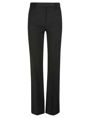 True Royal Cady Flared Trousers - Black