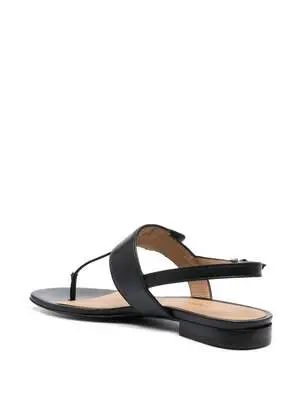E 'CLAT Emporio Armani Leather Thong Sandals